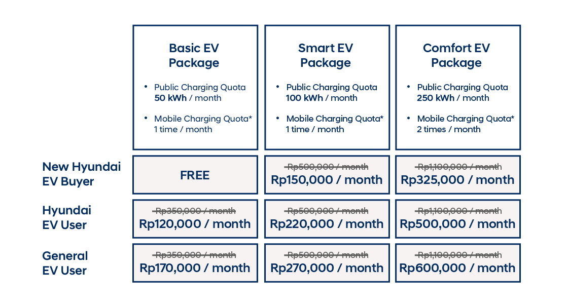 EV Charging Subscription | Service | Hyundai indonesia