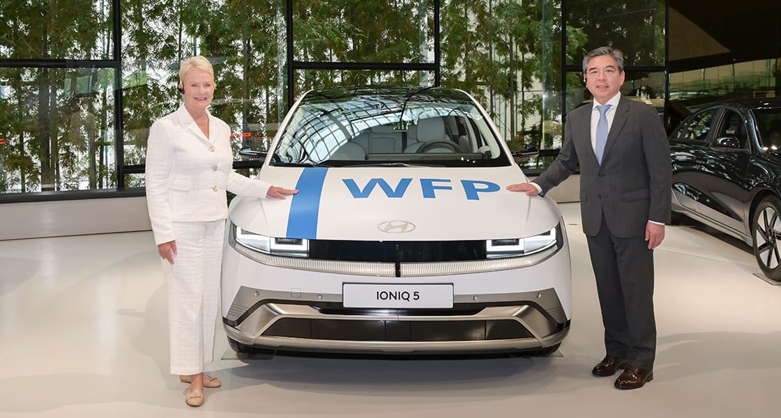 유엔세계식량계획의 전기차 전환을 위한 동행