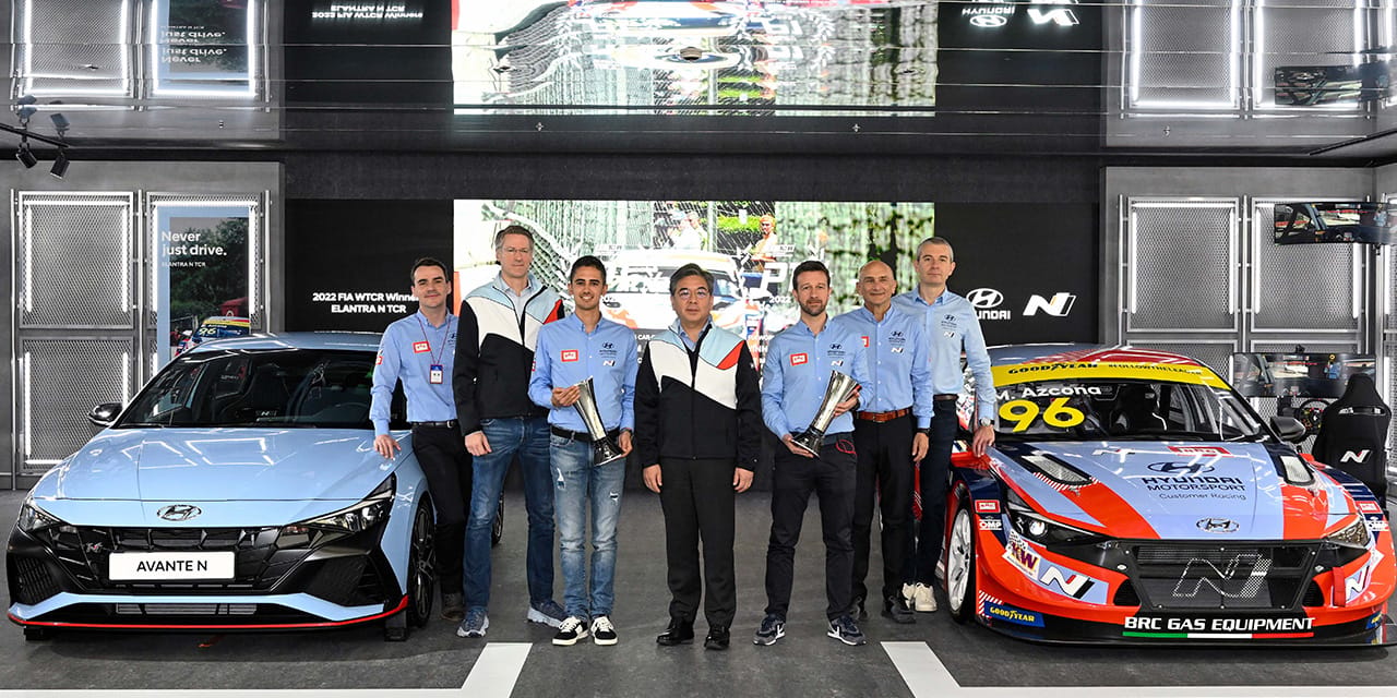 Hyundai Motor Celebrates Double Victories in WTCR 2022 with Exhibition ...