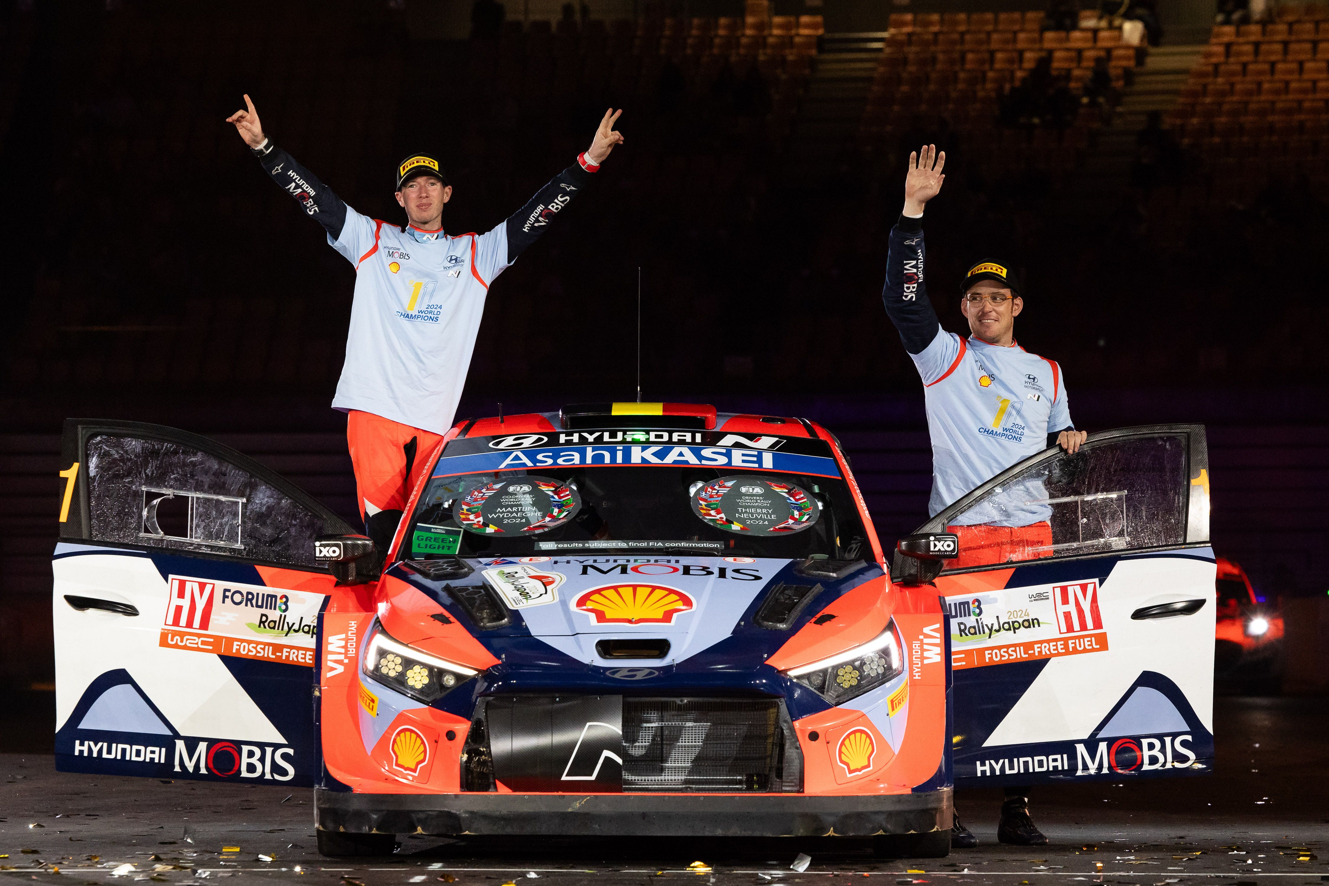 Thierry Neuville and Martijn Wydaeghe seal FIA WRC titles in thrilling ...