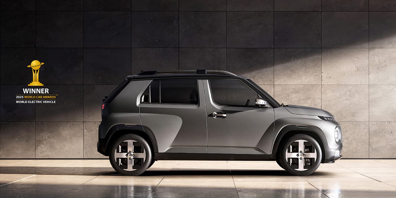 Hyundai INSTER Hailed as 2025 World Electric Vehicle