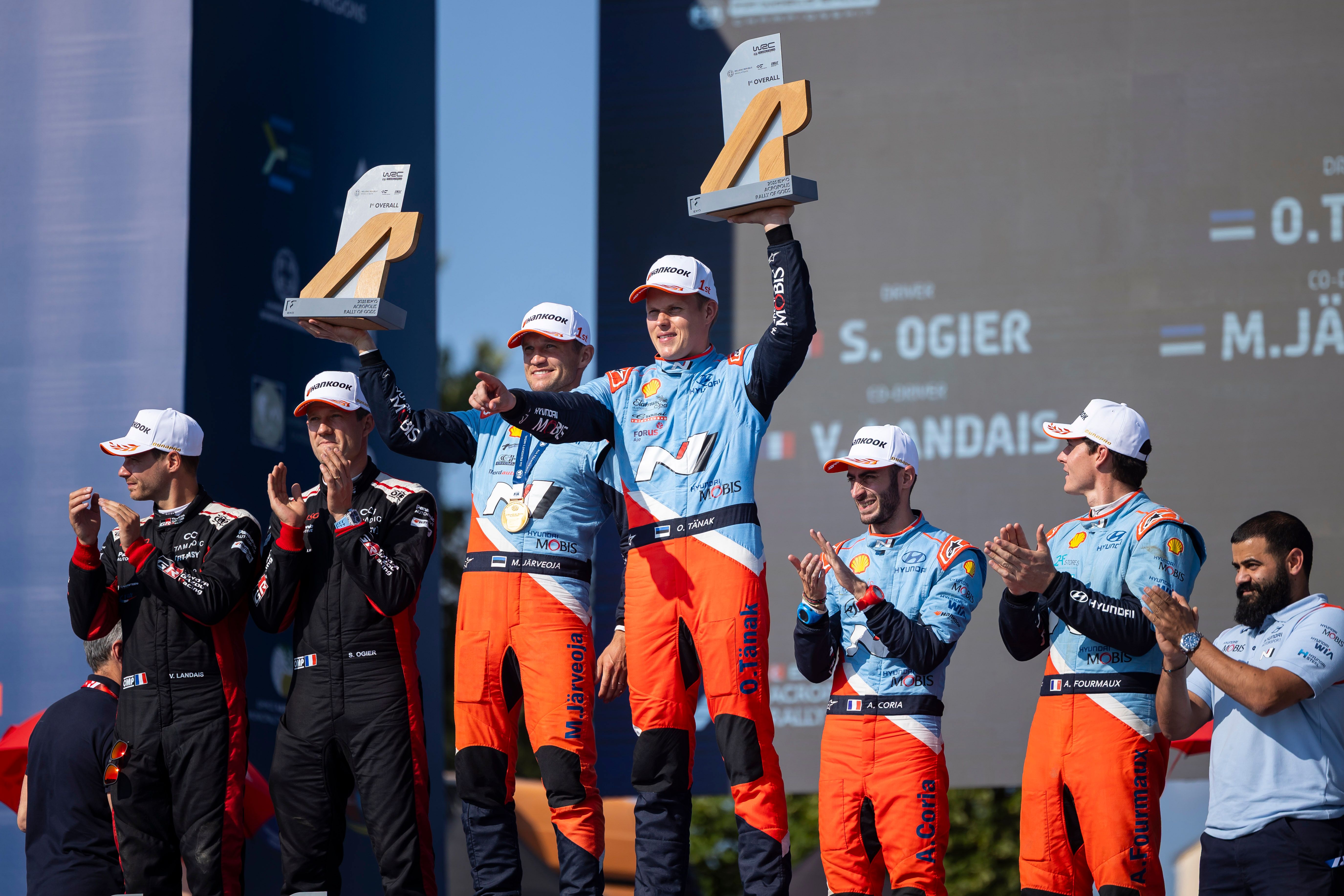 Hyundai Motor Takes Victory With Double Podium at Acropolis Rally